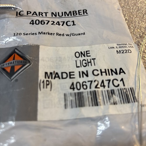 (2) International 2230562C1 LIGHT MARKER, LED, ARMORED, RED X's to ...