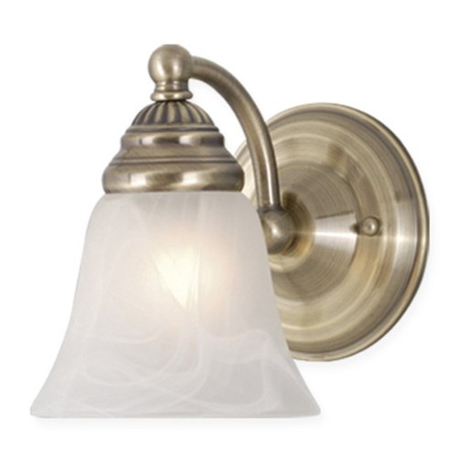 Vaxcel Lighting WL35121 Brass Standford 1-Light Wall Sconce ...