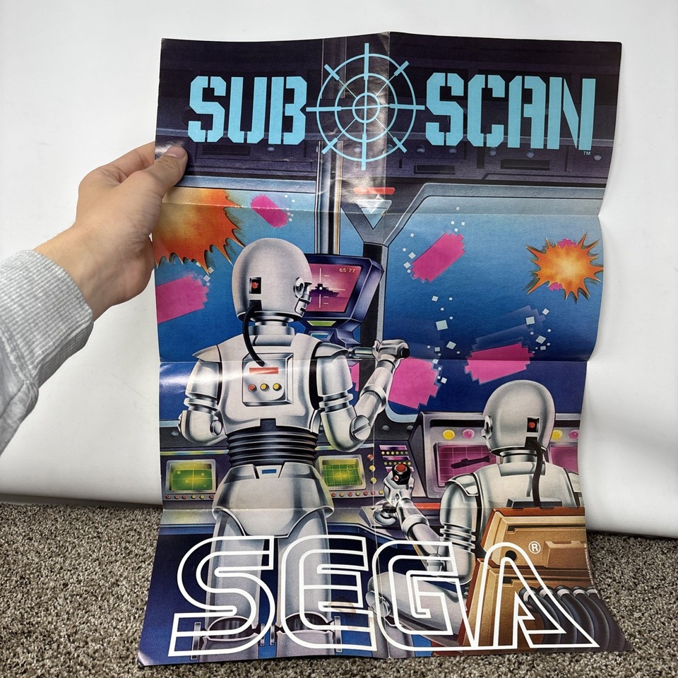 Atari 2600 Sega Games Lot Tac-scan Sub Scan With Manuals Tested Game ...