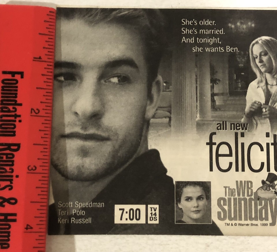 Felicity Tv Series Vintage Print Ad Keri Russell Teri Polo Scott ...