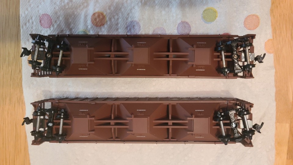Athearn Blue Box HO BNSF 54' Covered Hoppers Custom Painted Lot of 2 | eBay