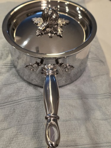 Ruffoni Opus Prima Hammered SS 2Qt Saucepan W/Garlic Knob Lid | eBay