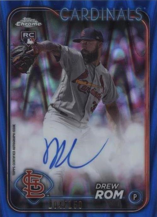 2024 Topps Chrome Update Series - Autographs Drew Rom #RA-DR Blue ...