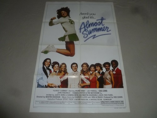 VINTAGE ALMOST SUMMER MOVIE POSTER 1978 BRUNO KIRBY LEE PURCELL ...