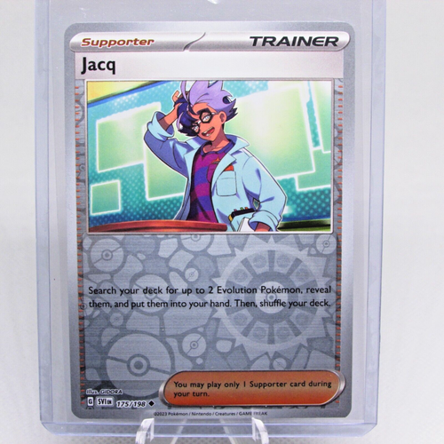 Pokemon TCG Scarlet & Violet Base Set Jacq 175/198 Reverse Holo | eBay