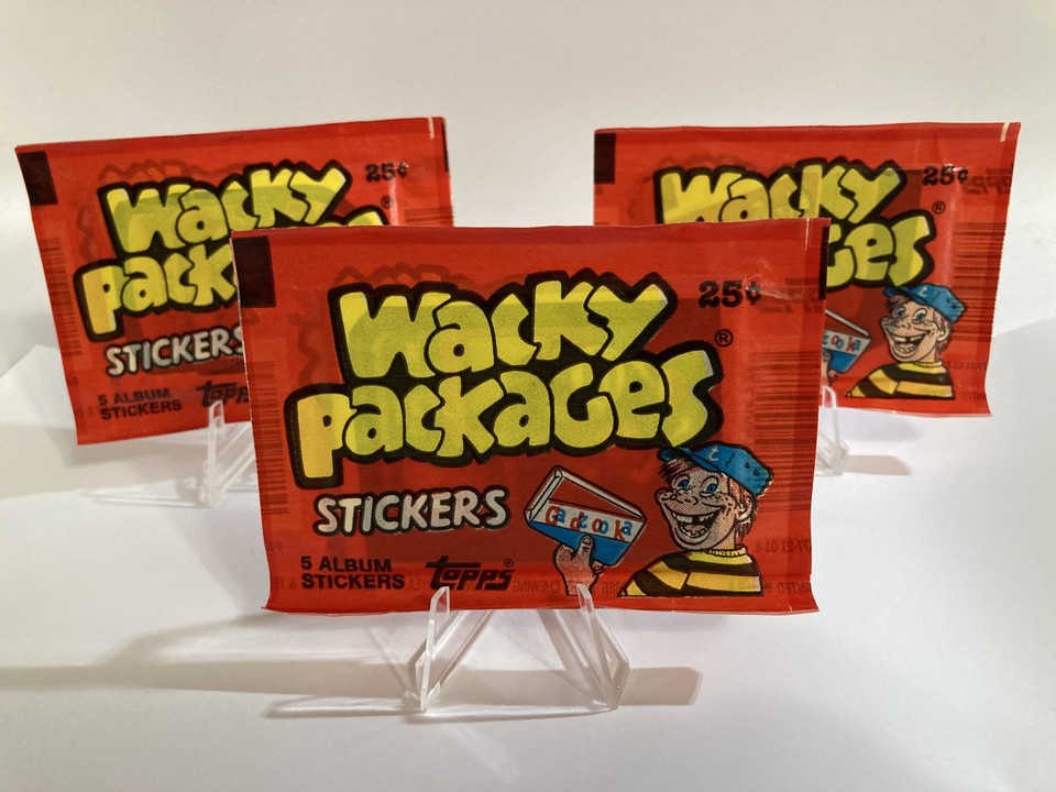 1986 Vintage Topps WACKY PACKAGES STICKERS NEW Sealed Packs RARE-1 PACK ...