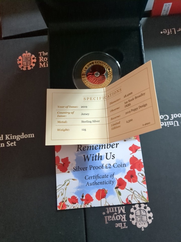 2019 Silver £2 Remembrance Coin | eBay UK