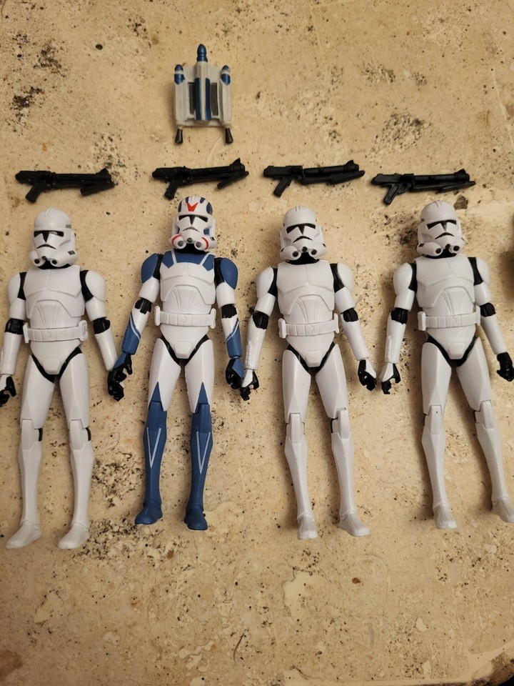 Star Wars The Clone Wars Clone Trooper Phase ll Jetpack 501st 3,75 ...