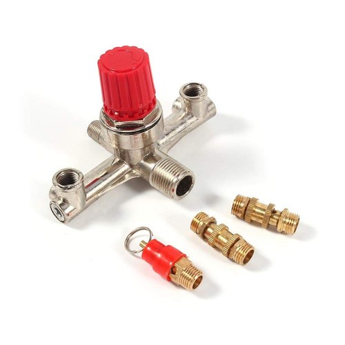 Air Compressor, Double Outlet Tube Alloy Air Compressor Switch Pressure ...