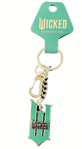 Universal Studios Wicked Logo Green Charm Keychain Keyring 2024 | eBay