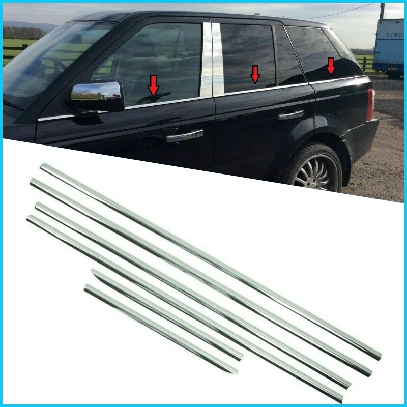 Window Frame Trim Strips 6 Pcs FITS Range Rover L322 VOGUE 2002-2012 | eBay