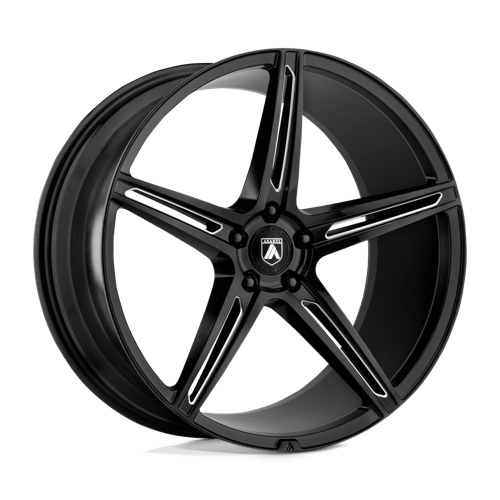 Asanti Black ABL-22 Alpha 5 22x9 5x114.3 32mm Gloss Black Milled Wheel ...