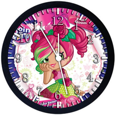 Shopkins Rosie Black Frame Wall Clock Nice For Decor or Gifts E491 | eBay