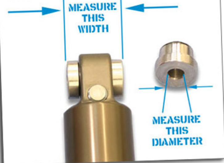 Fox Shock Bush Mounting Hardware Low Friction M8 x 19mm 803-03-163 803 ...