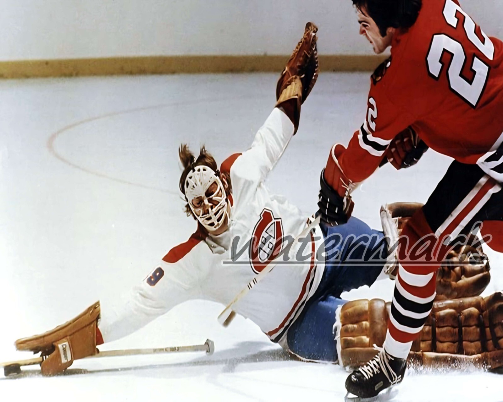 NHL Montreal Canadiens HOFer Ken Dryden Game Action Color 8 X 10 Photo ...
