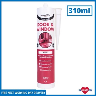 Bond It Building Mastic Silicone Sealant Door Window Exterior Pointing ...