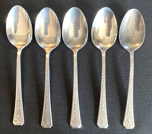 Interpur Stainless Flatware Japan FLORENZ 4 Petal Pattern 5 Place/Soup ...