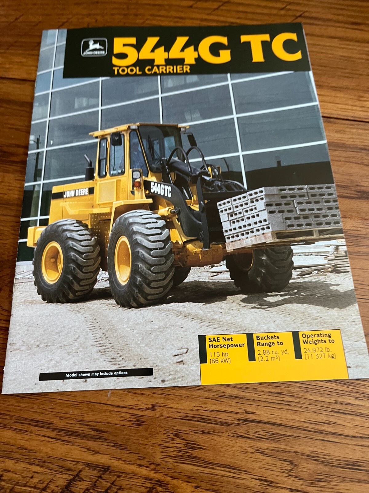 John Deere 544G TC Tool Carrier Wheel Loader Brochure FCCA | eBay