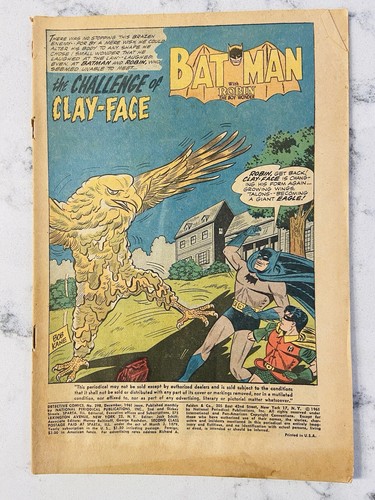 Detective Comics #298 1961 1st App. Clayface Batman Silver Age ...