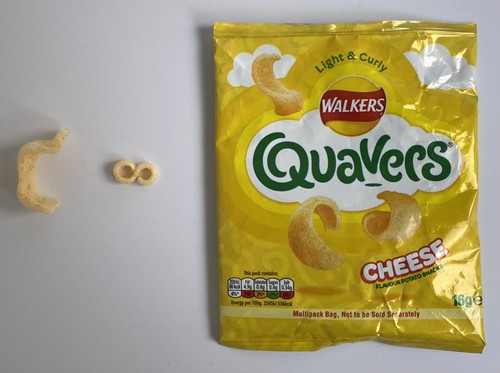 *EXTREMELY RARE* Walkers Quavers Infinity Shaped Crisp With Original ...