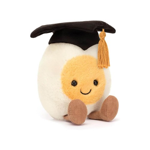 Amuseables Boiled Egg Graduation Jelly Cat Soft Plush Toy Gift- New | eBay
