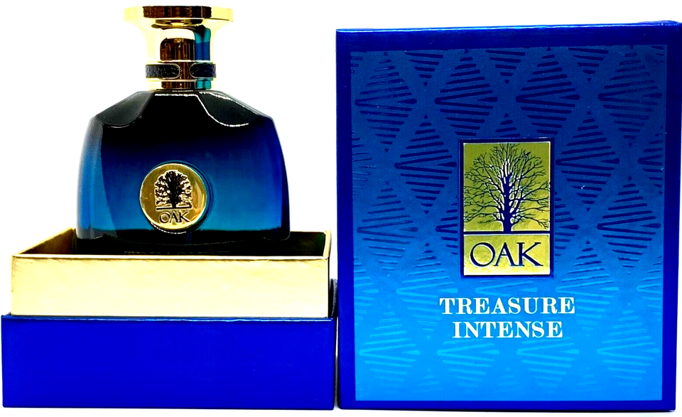 OAK TREASURE INTENSE EAU DE PARFUM SPRAY FOR MEN 3.4 Oz / 100 ml NEW ...