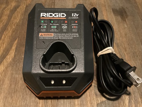 Rigid Drill Slim Compact Lithium-Ion Battery Charger 12V 35W R86045 ...