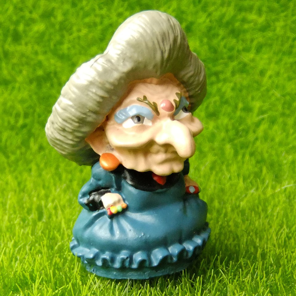 Witch Sorceress Gnome Sprite Pixie Fairy Garden Terrarium Decor ...
