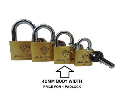 ALBA Padlock KEYED ALIKE Quality lock sheds gate latch hasp garage ...