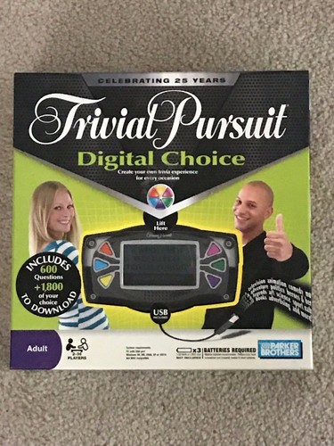 Trivial Pursuit Digital Choice - Brand New!!! 653569312949| eBay