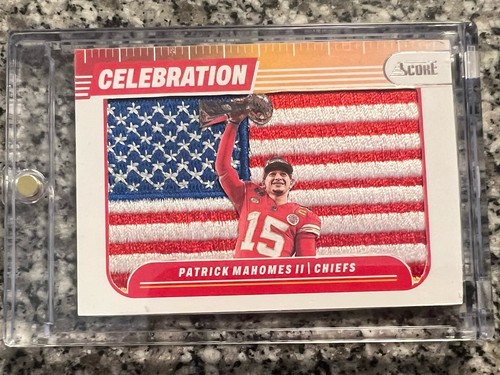 Patrick Mahomes Super Bowl Winner Celebrations Panini 1/1 Football Card ...