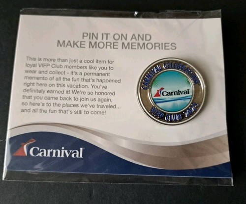 Carnival Cruise Line Celebration 2025 Platinum & Diamond VIFP Pin NEW ...