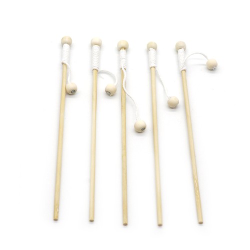 5pcs Wooden Magnetism Fishing Rod Toys for Children Early Educational T ...