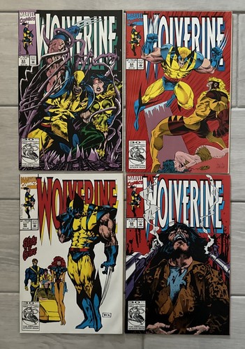 Wolverine Comic Numbers 63 64 65 66 bundle Larry Hama Marvel Comics ...