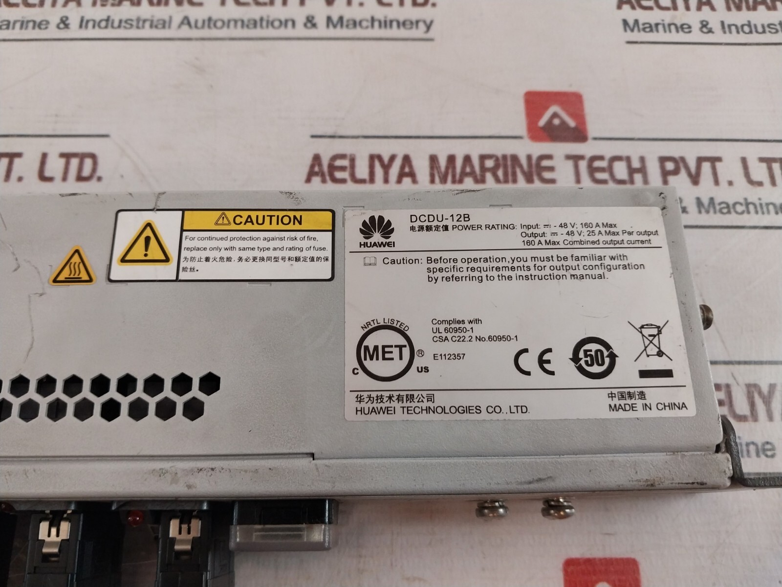 Huawei Dcdu-12b 10 Curcuit Fuse Panel for 19" Rack for sale online | eBay