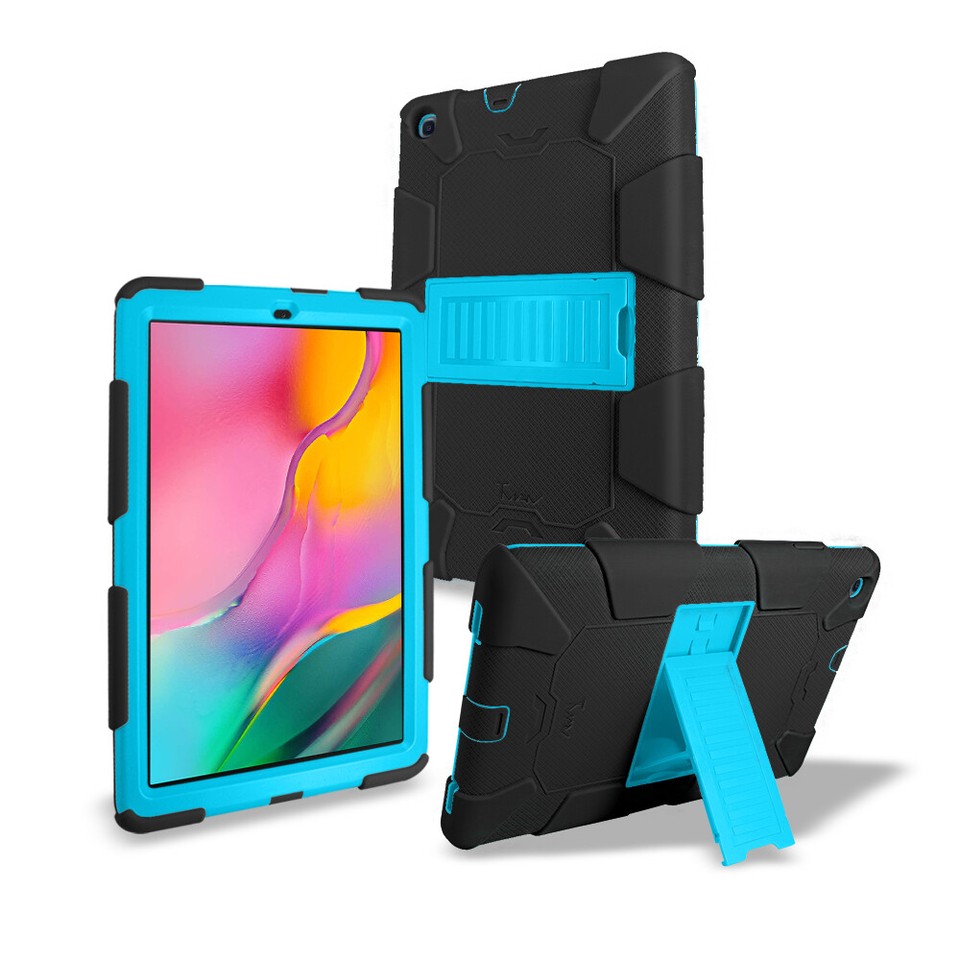 Armor Box Rugged Shockproof Kickstand Case Cover for Samsung Galaxy Tab ...