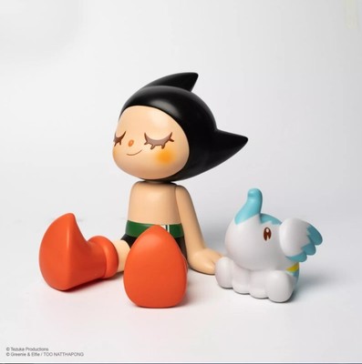 Unboxin Dustries Greenie Astro & Elfie Kitty Figure Soft Vinyl 5.90Inch ...