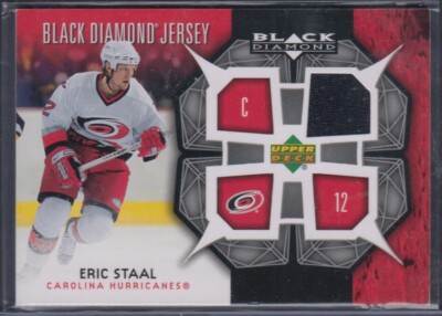 Eric Staal, 2007 Black Diamond Jersey #BDJ-ES, Patch | eBay