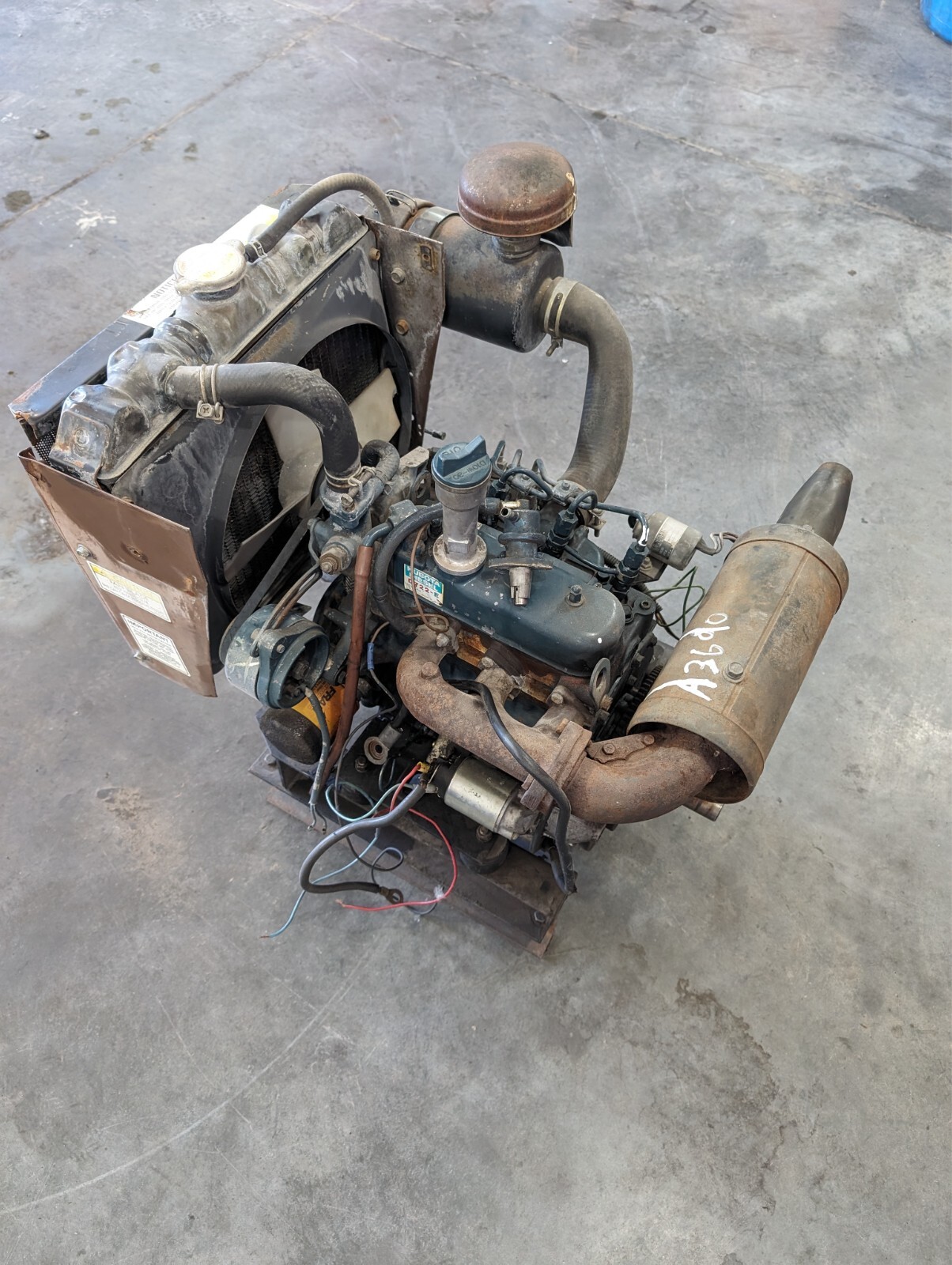 Kubota D722 Diesel Engine Runs Great D 722 E .7 L 20hp Complete 3 ...