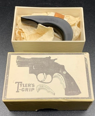 Vintage Tyler’s T-Grip T-1 Black Aluminum Grip Adapter S&W J Frame New ...