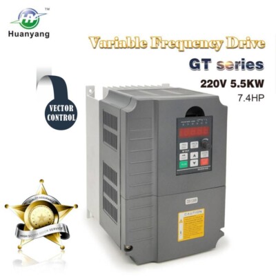 VFD Vector Control CNC Variable Frequency Drive Inverter 5.5KW 7.5HP ...
