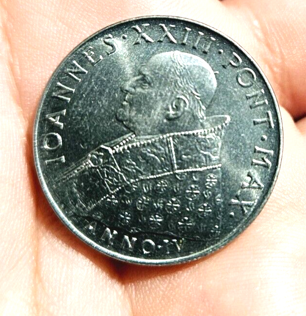 Ioannes John XXIII Pontifex Papal Pope Religious Coin Cita Del Vaticano ...