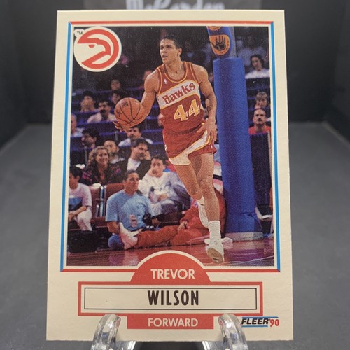 1990-91 Fleer Update Trevor Wilson #U-5 Rookie RC Atlanta Hawks | eBay