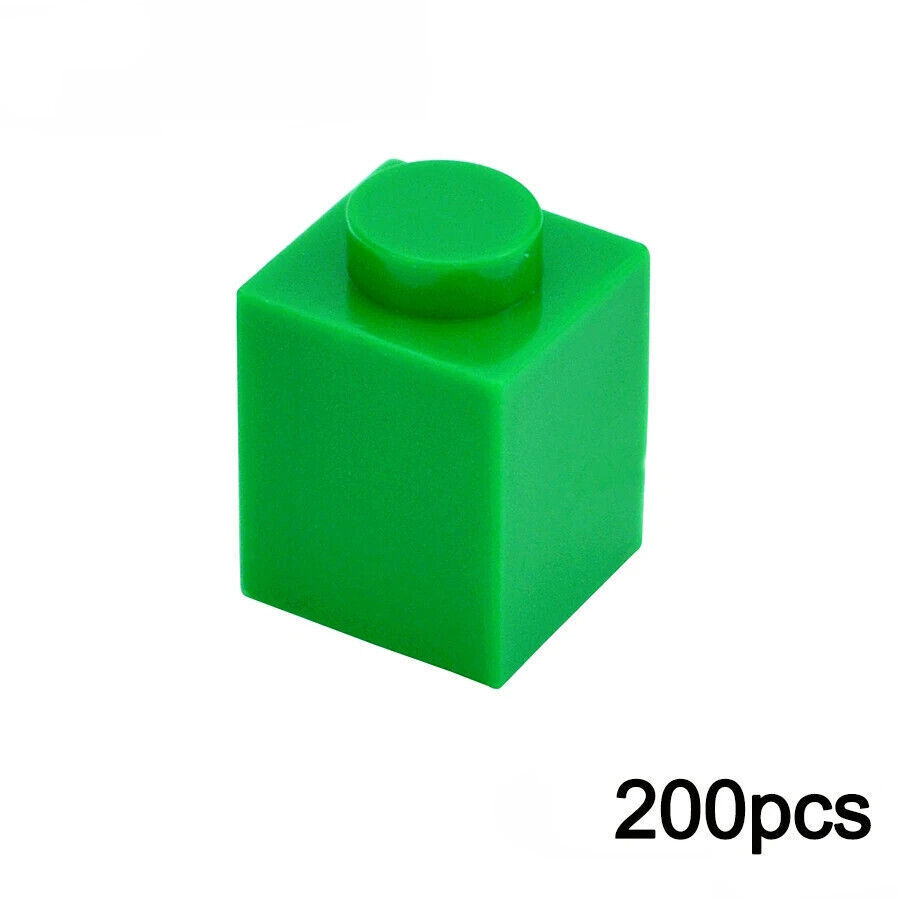 200 Pieces New 1x1 Blocks Bricks For Lego Building Parts Bulk Lots Pick ...
