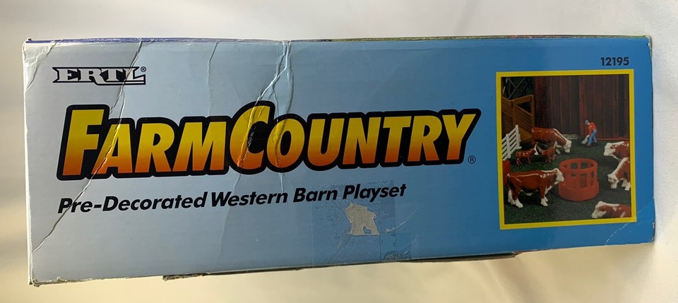 1/64 Ertl Farm Country Toy Western Barn Playset | eBay
