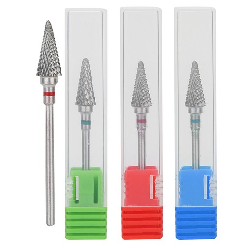 Nail Art Grinding Drill Bits Tungsten Steel Bullet Bit Electric ...