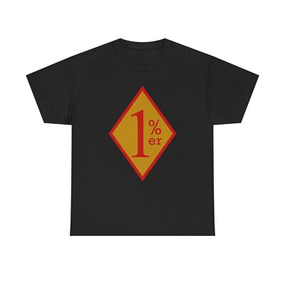 Red and Gold Bandidos Style One Percent Diamond T-shirt | eBay