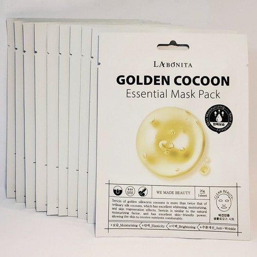 Labonita Golden Cocoon Essential Mask Pack 20g x 10pcs Moisturizing ...