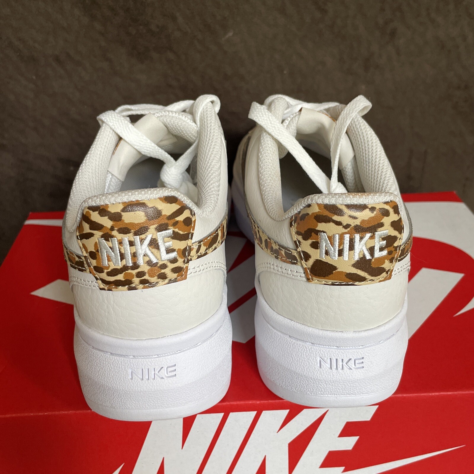 Size 8 - Nike Court Vision Alta Leopard Camo Swoosh W for sale online ...