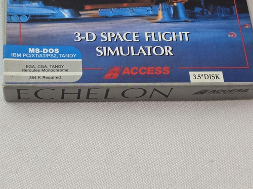 Echelon 3D Space Flight Simulator MS-DOS 3.5" IBM Tandy RARE | eBay